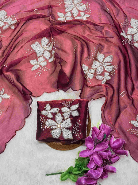 Jimmy Choo Saree - Jimmy choo saree price – Sadika Sarees